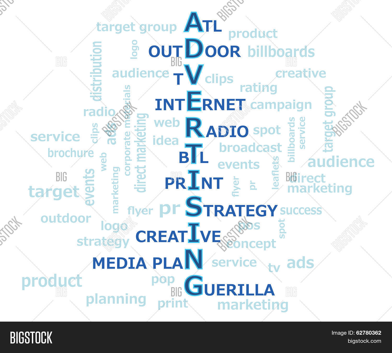 Advertising Word Vector & Photo (Free Trial) | Bigstock