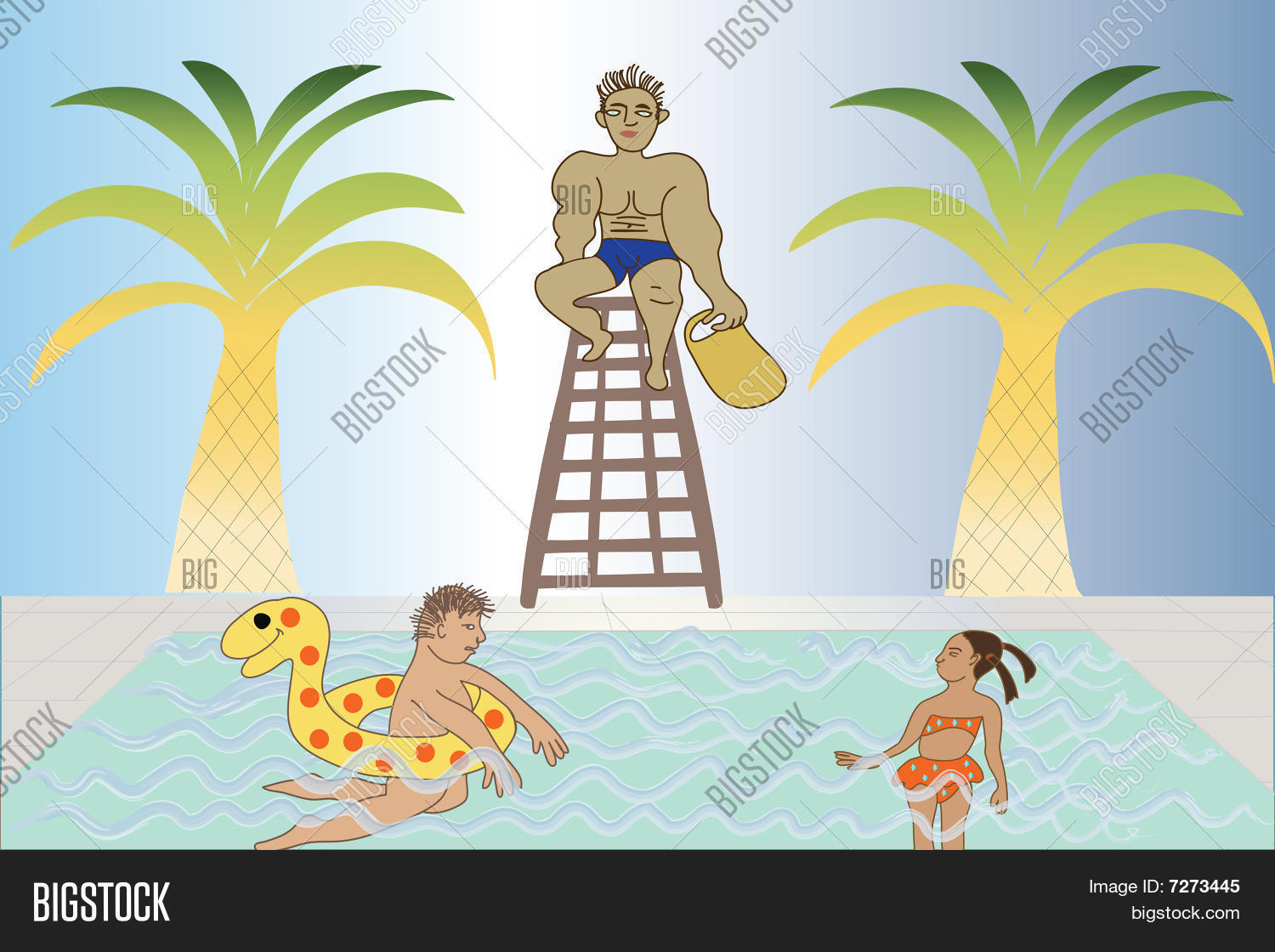 Lifeguard Vector & Photo (Free Trial) | Bigstock