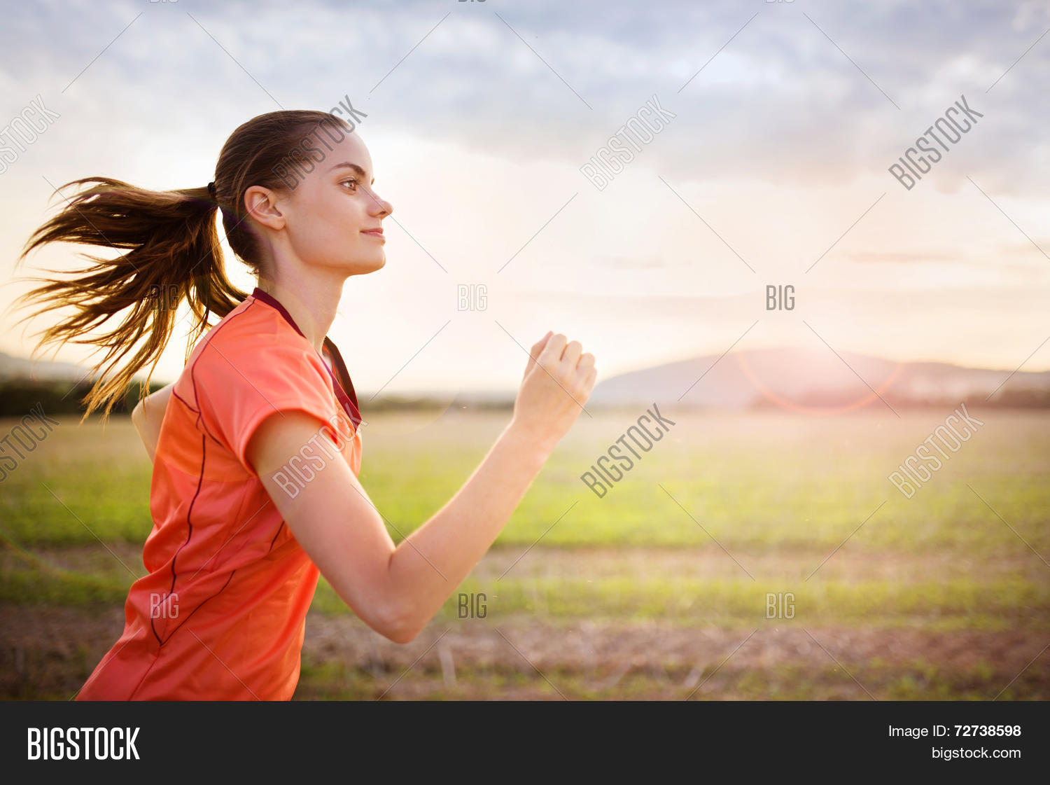 Running Woman Image & Photo (Free Trial) | Bigstock