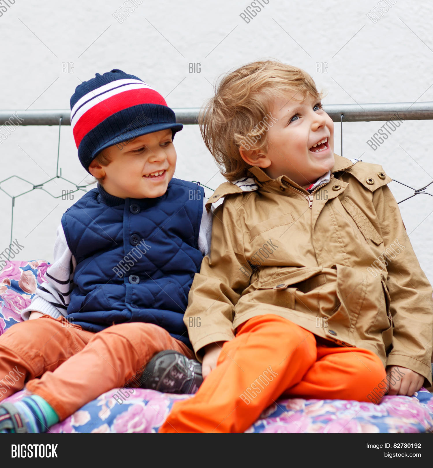 Two Happy Boys On Image & Photo (Free Trial) | Bigstock