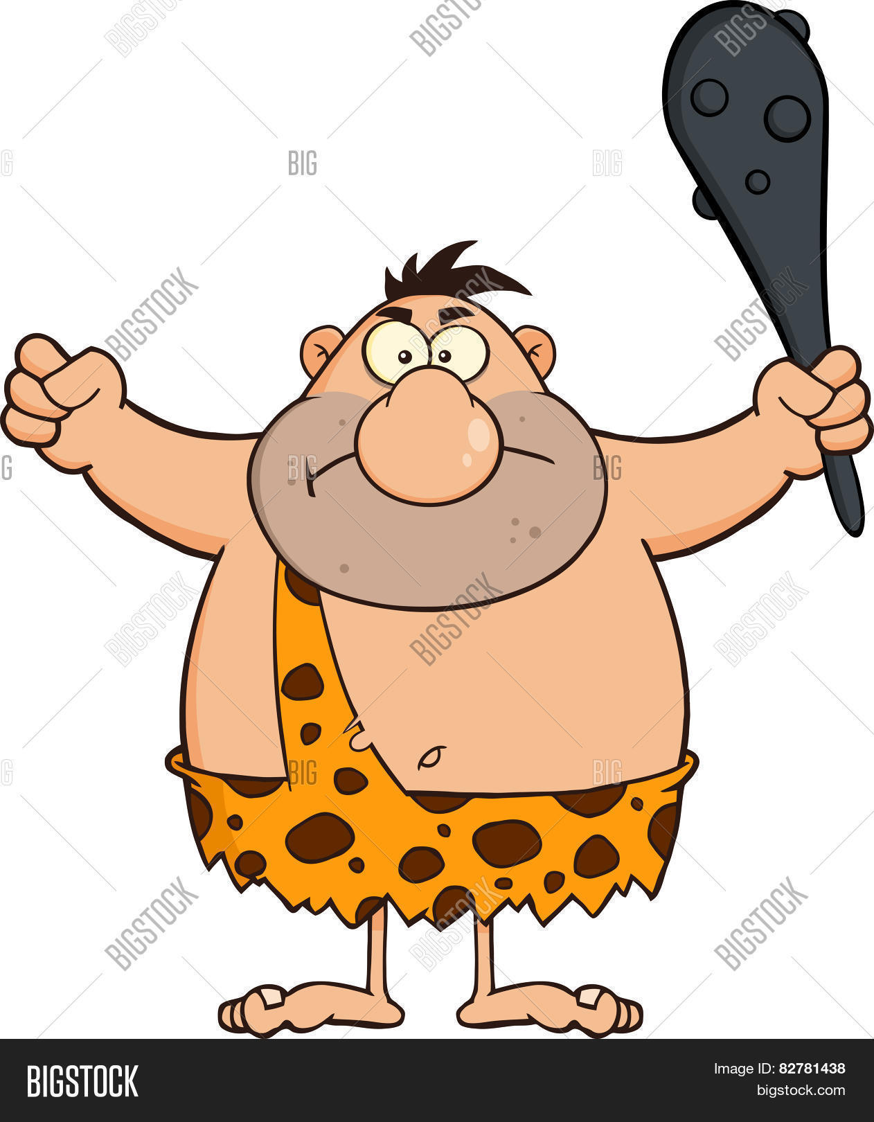 Angry Caveman Cartoon Image & Photo (Free Trial) | Bigstock