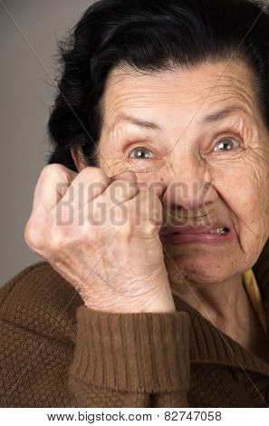Portrait Angry Old Image & Photo (Free Trial) | Bigstock