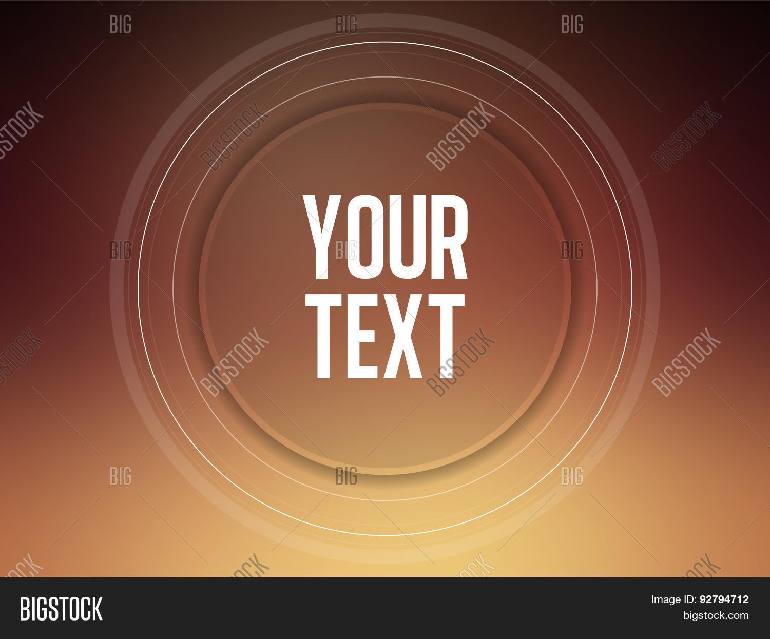 Circle Text Frame On Vector & Photo (Free Trial) | Bigstock