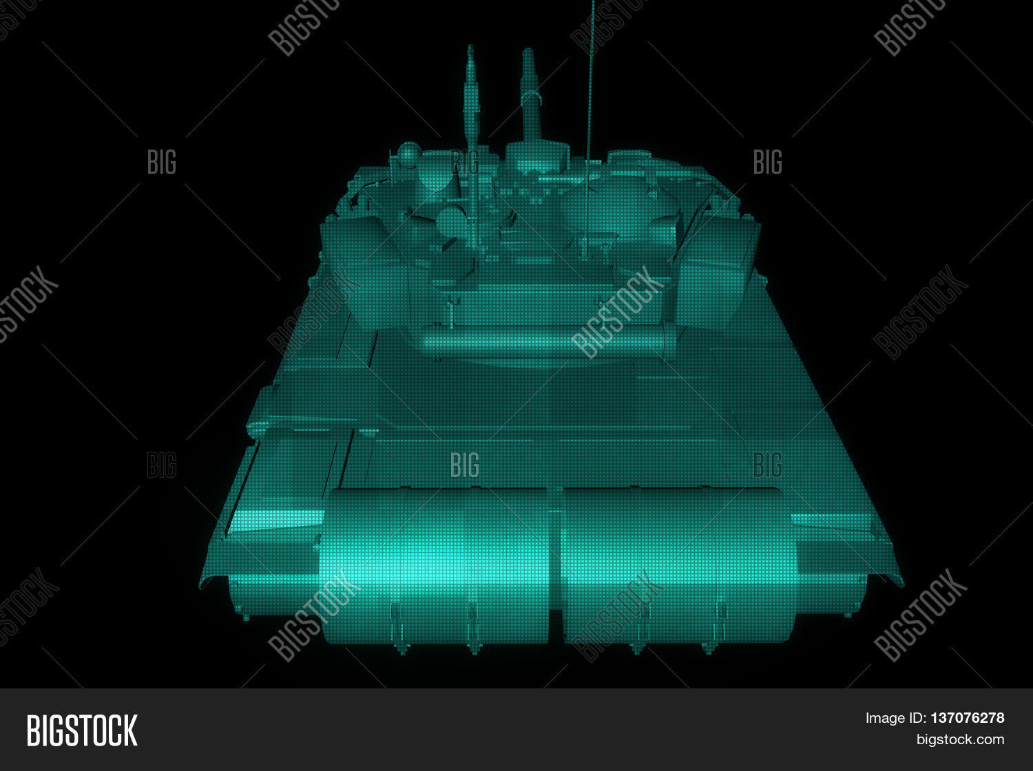3D Tank Hologram Image & Photo (Free Trial) | Bigstock