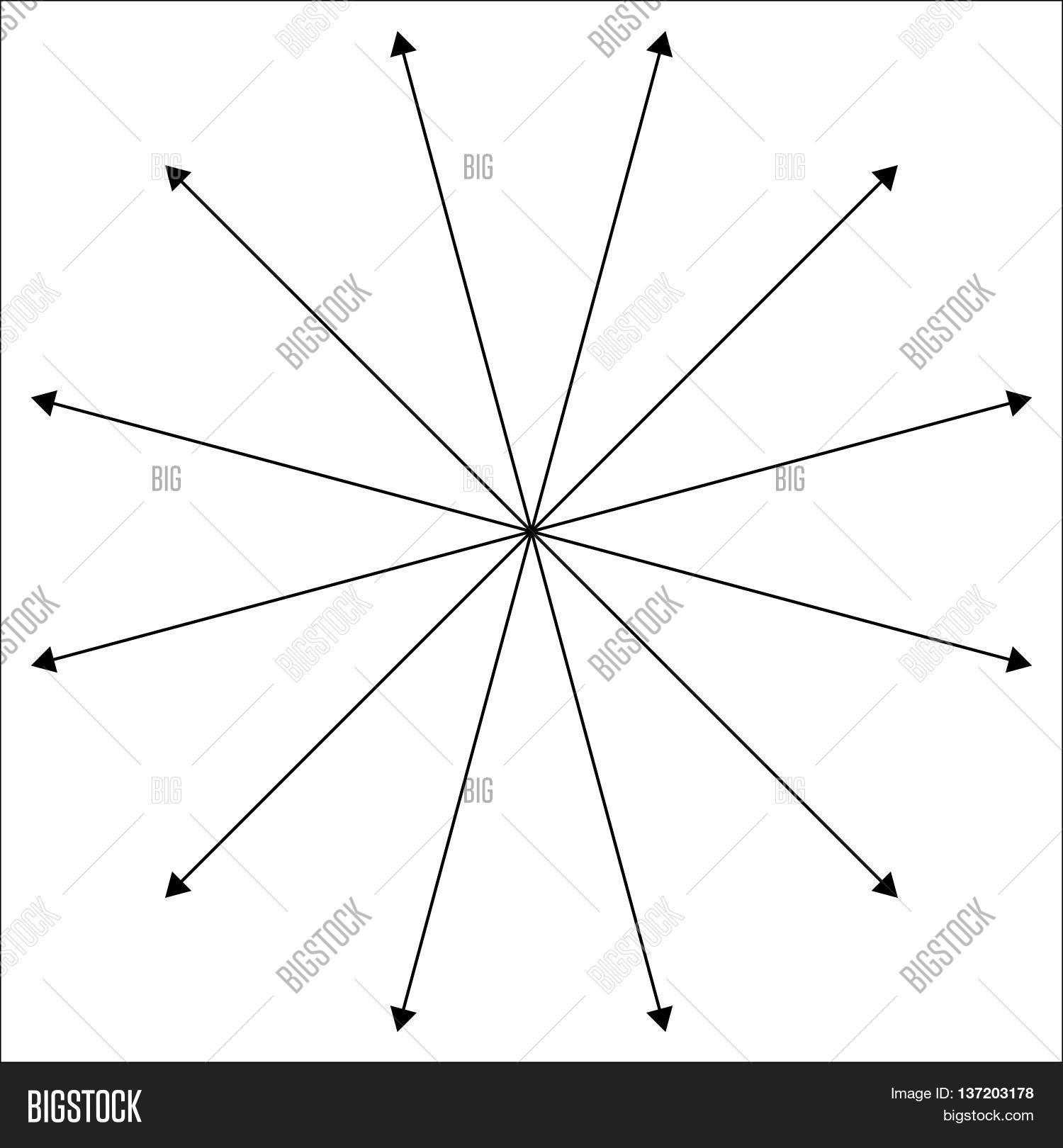 Radial - Radiating Vector & Photo (Free Trial) | Bigstock