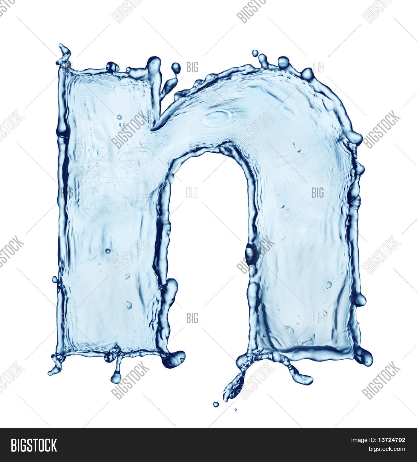 One Letter Water Image & Photo (Free Trial) | Bigstock
