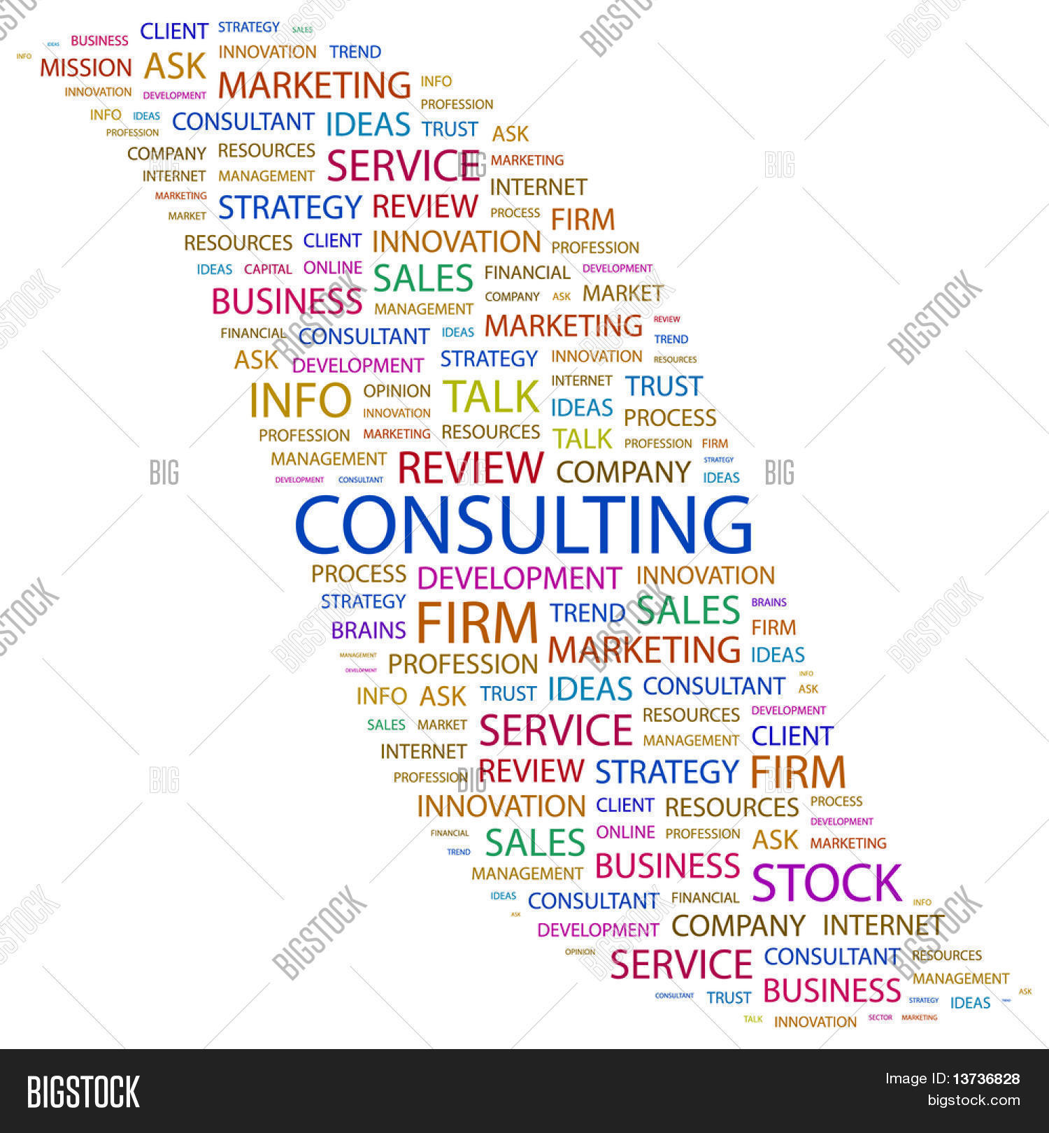 CONSULTING. Word Vector & Photo (Free Trial) | Bigstock