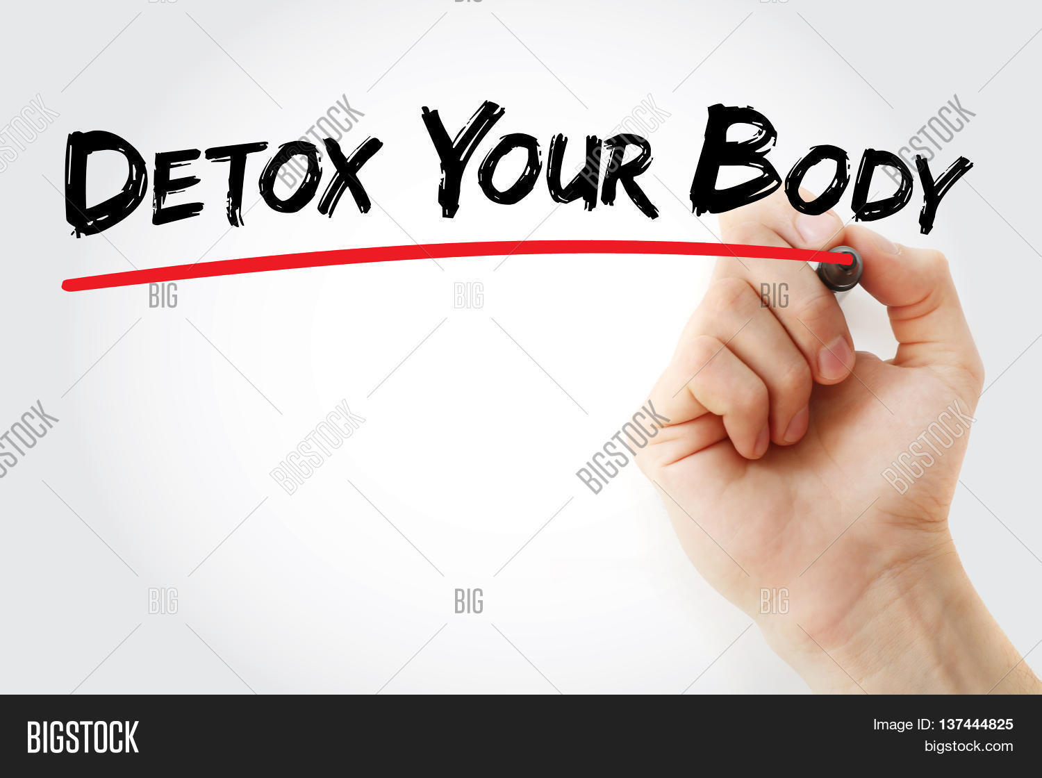 Hand Writing Detox Image & Photo (Free Trial) | Bigstock