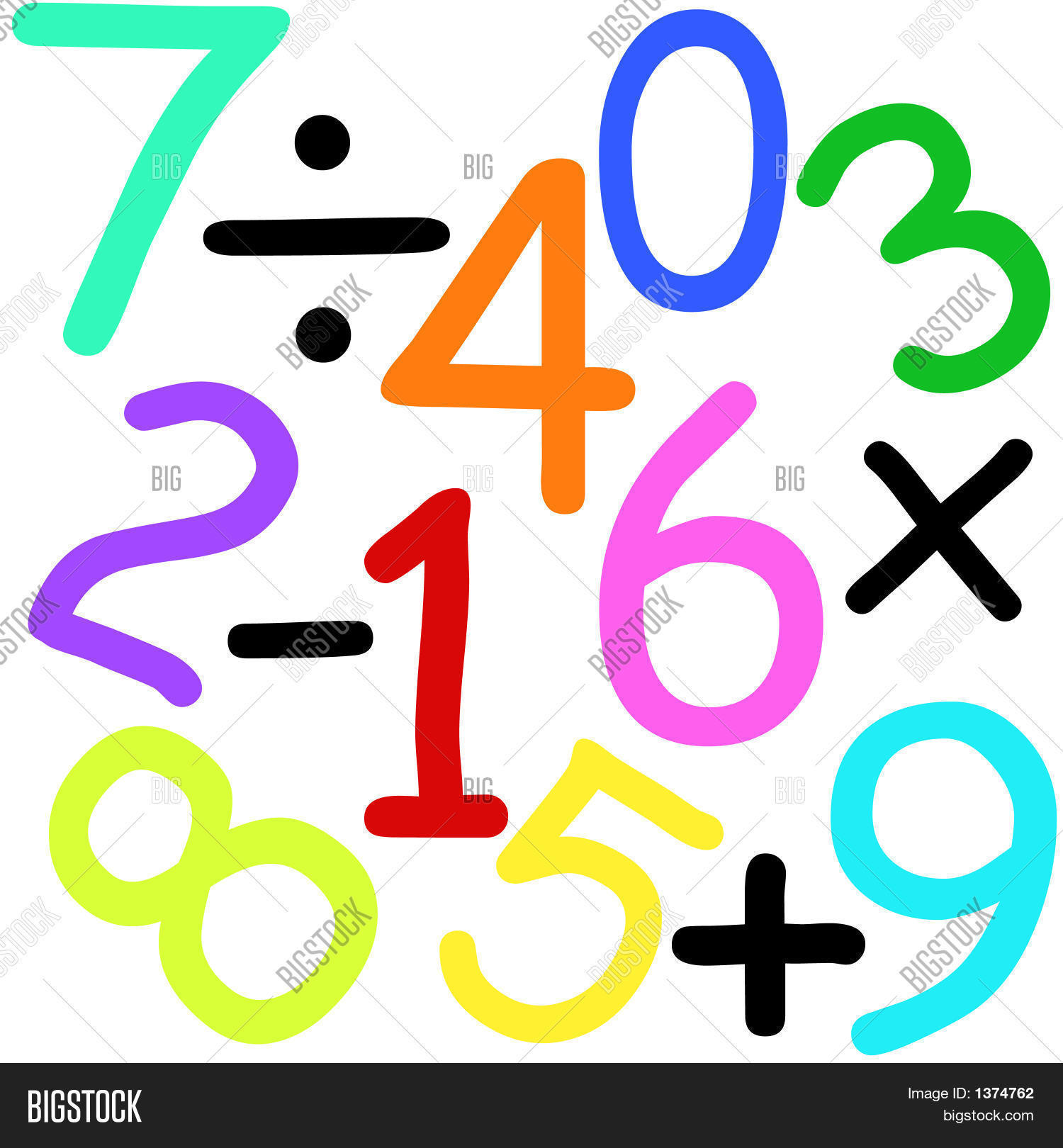Numbers Signs Image & Photo (Free Trial) | Bigstock