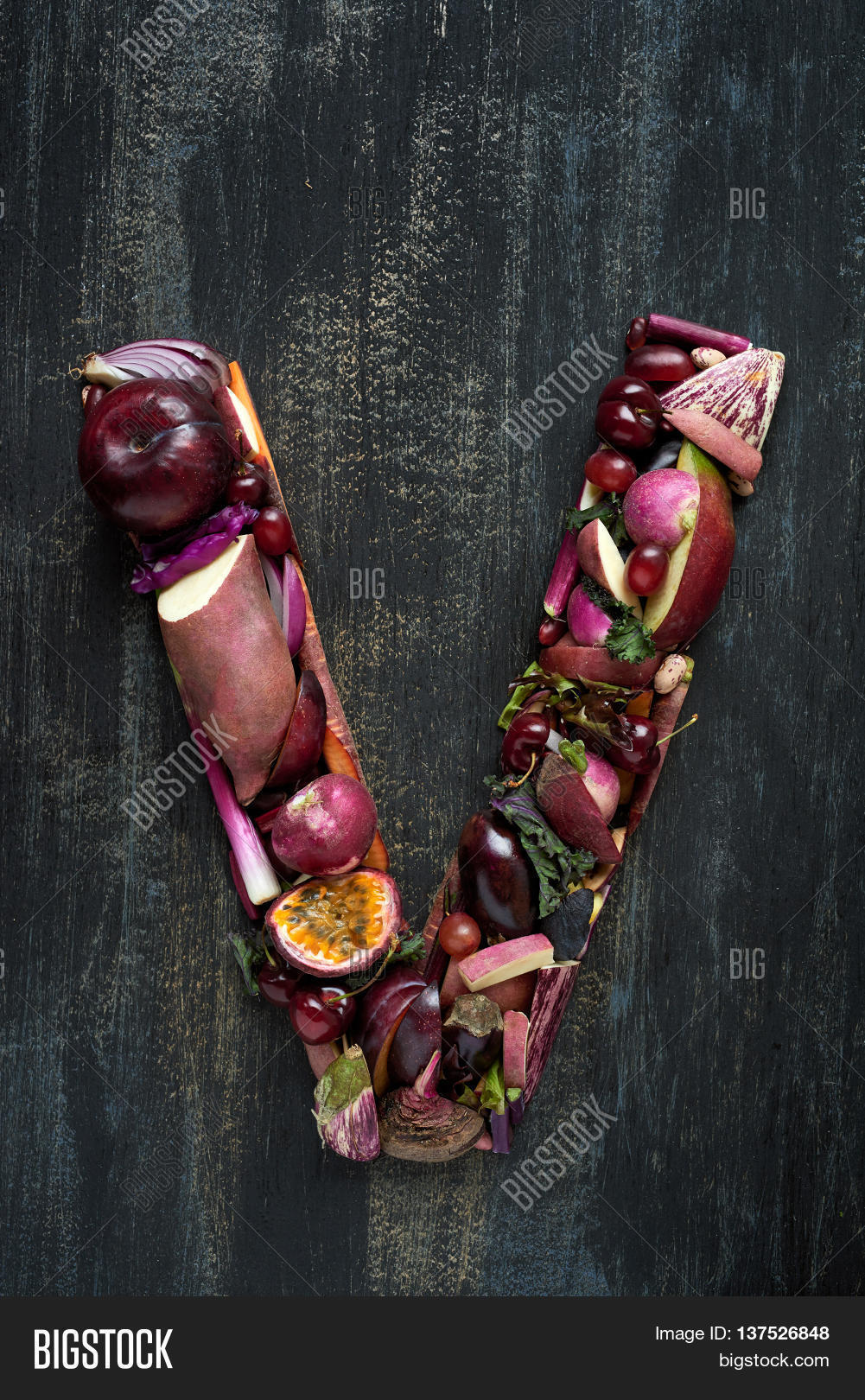 Healthy Alphabet Fruit Image & Photo (Free Trial) | Bigstock