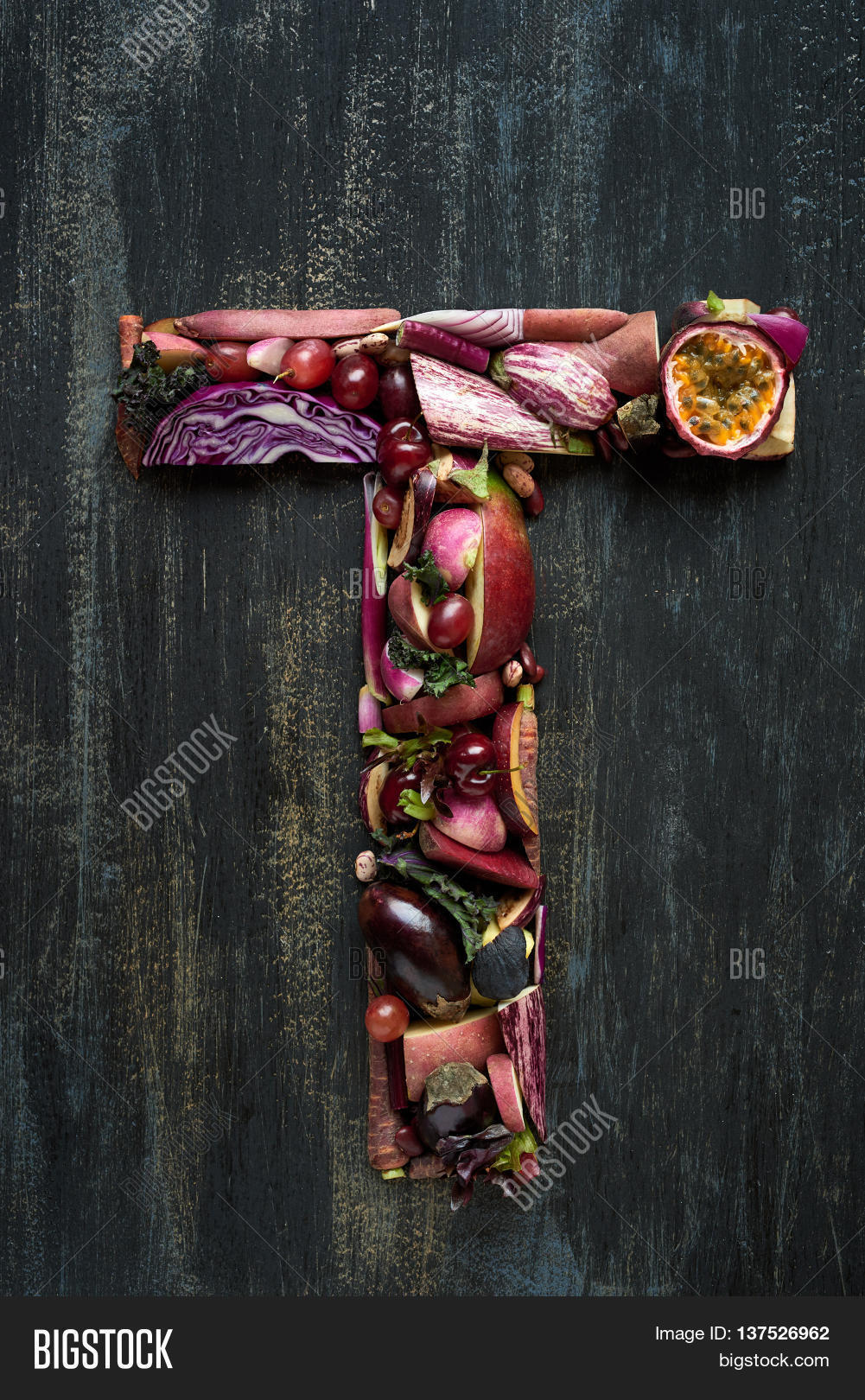 Healthy Alphabet Fruit Image & Photo (Free Trial) | Bigstock