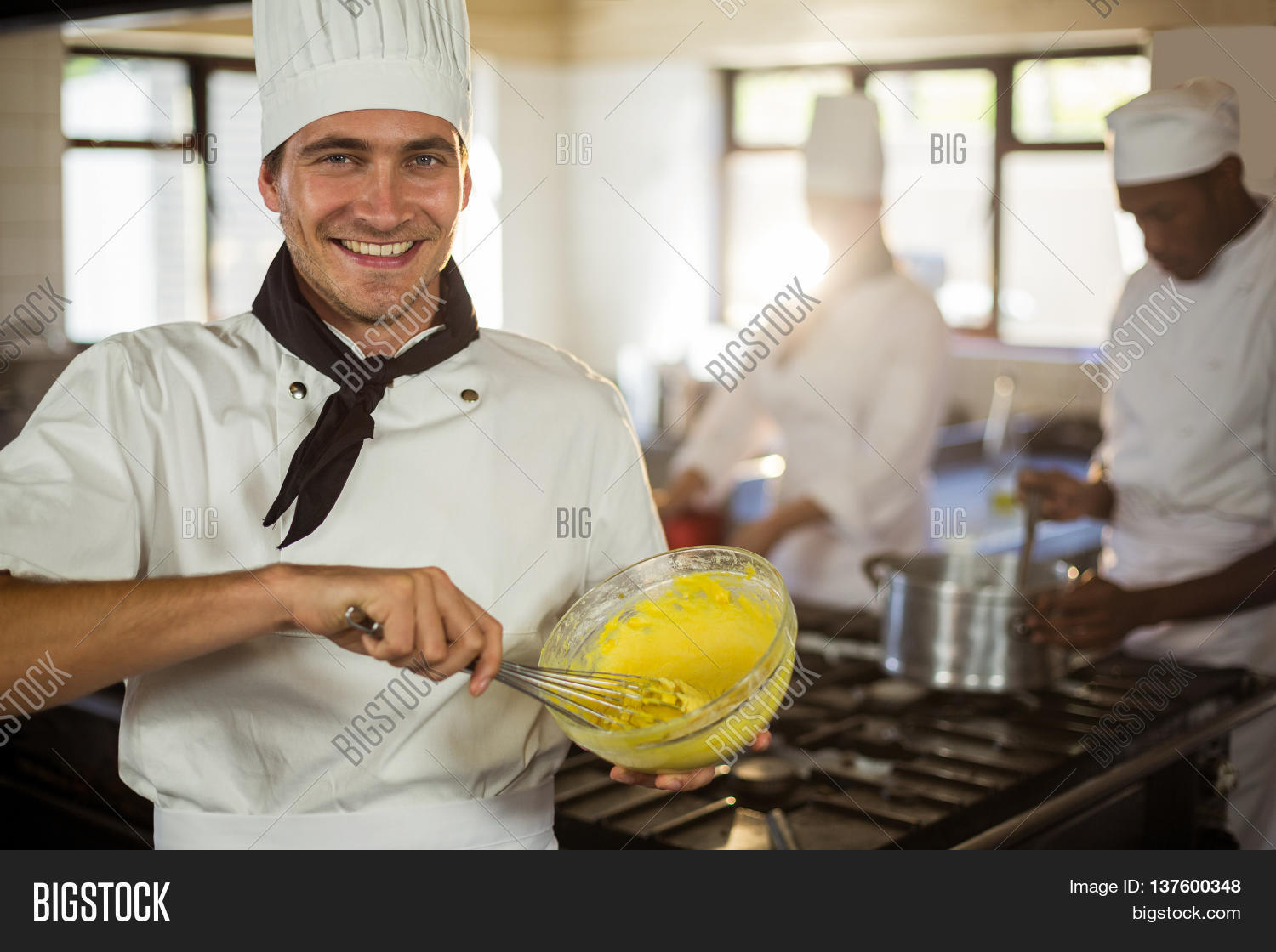 Portrait Smiling Chef Image & Photo (Free Trial) | Bigstock