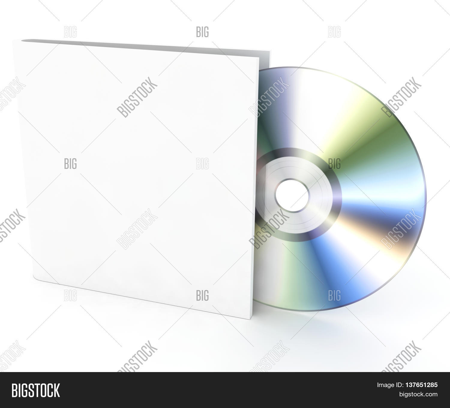 Blank Compact Disk On Image & Photo (Free Trial) | Bigstock