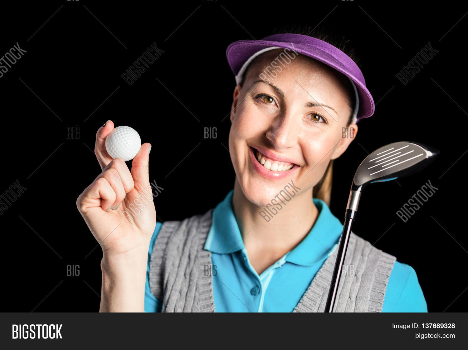 Happy Golf Player Image & Photo (Free Trial) | Bigstock
