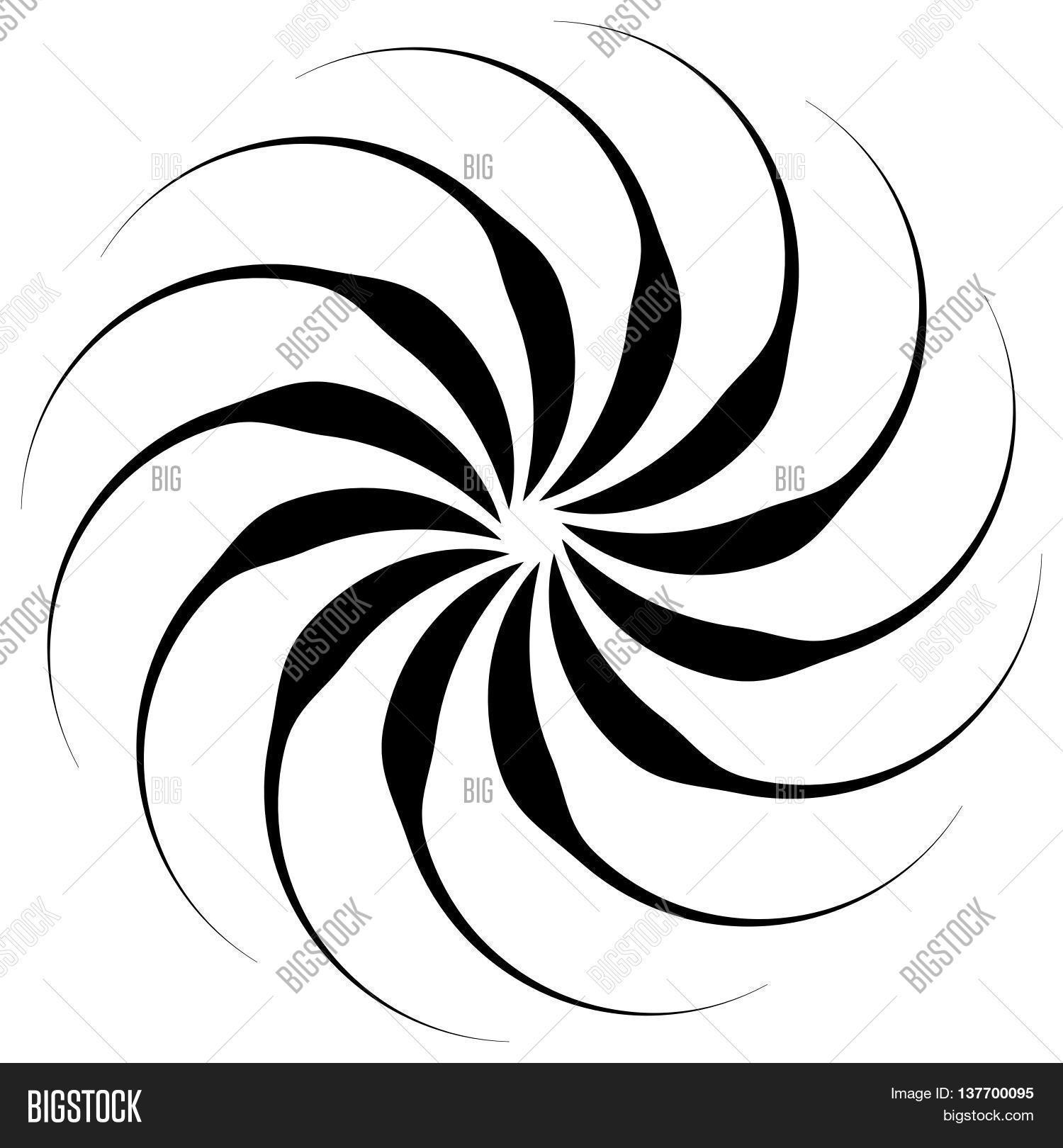 Spiral Shape On White Vector & Photo (Free Trial) | Bigstock