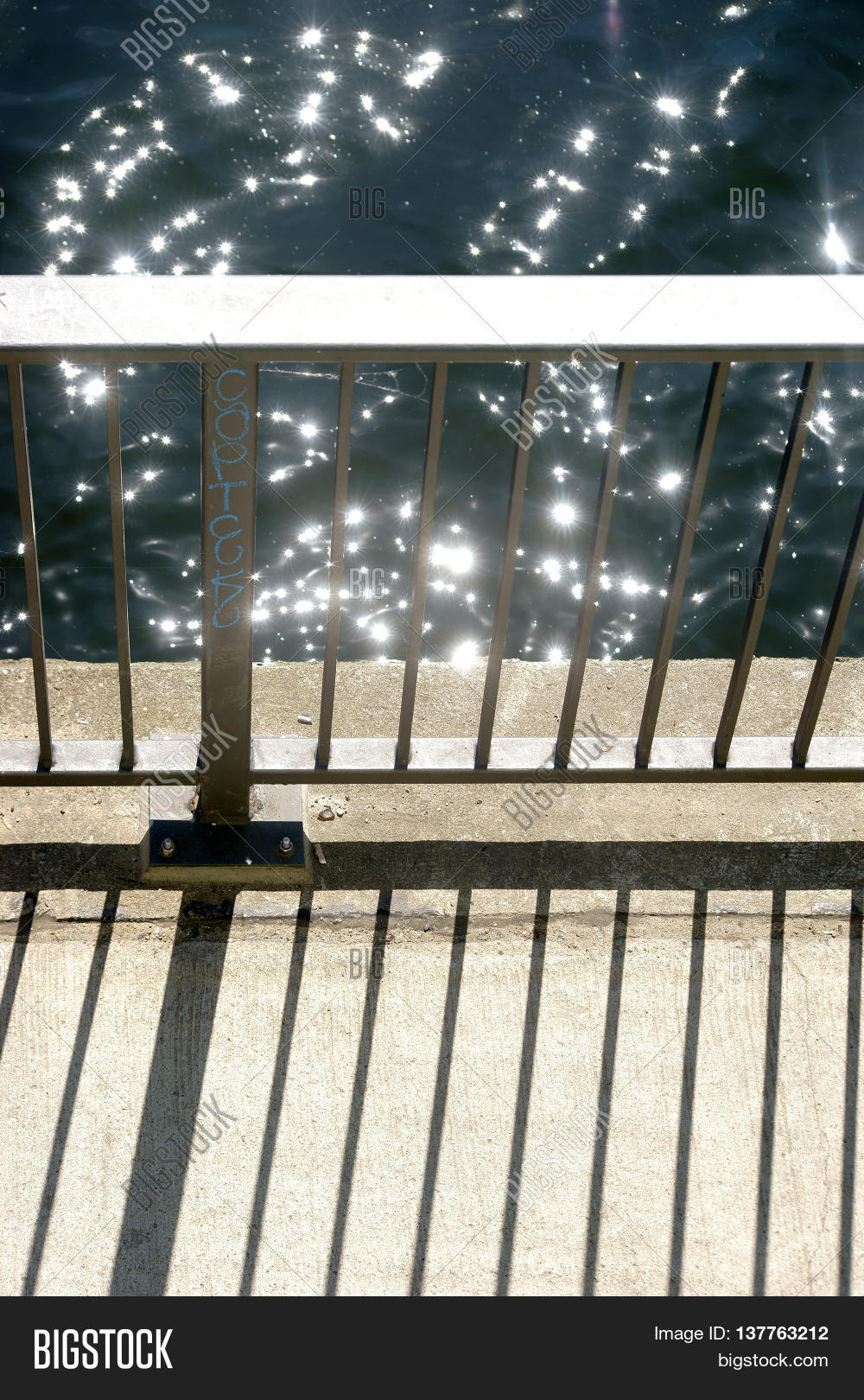 Metal Railing Bridge Image & Photo (Free Trial) | Bigstock