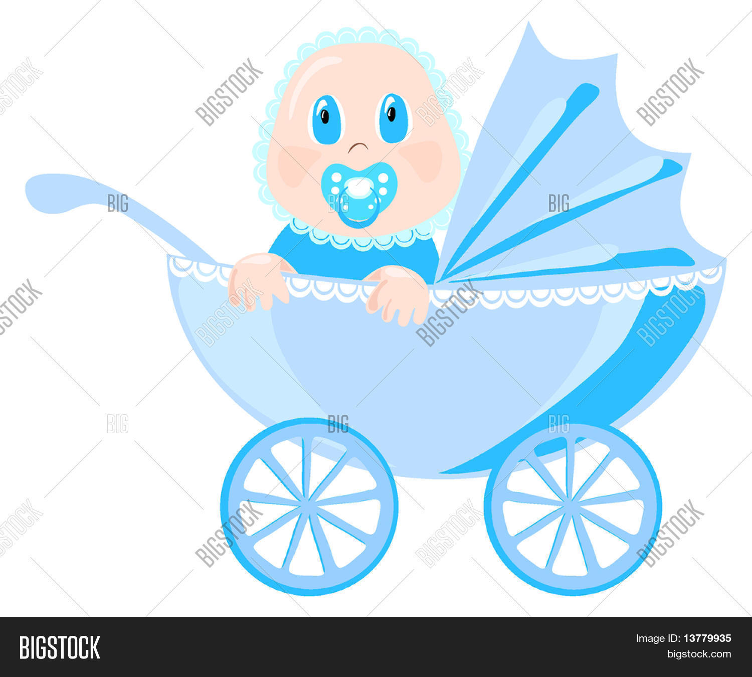 Baby Blue Wear Sits Vector & Photo (Free Trial) | Bigstock