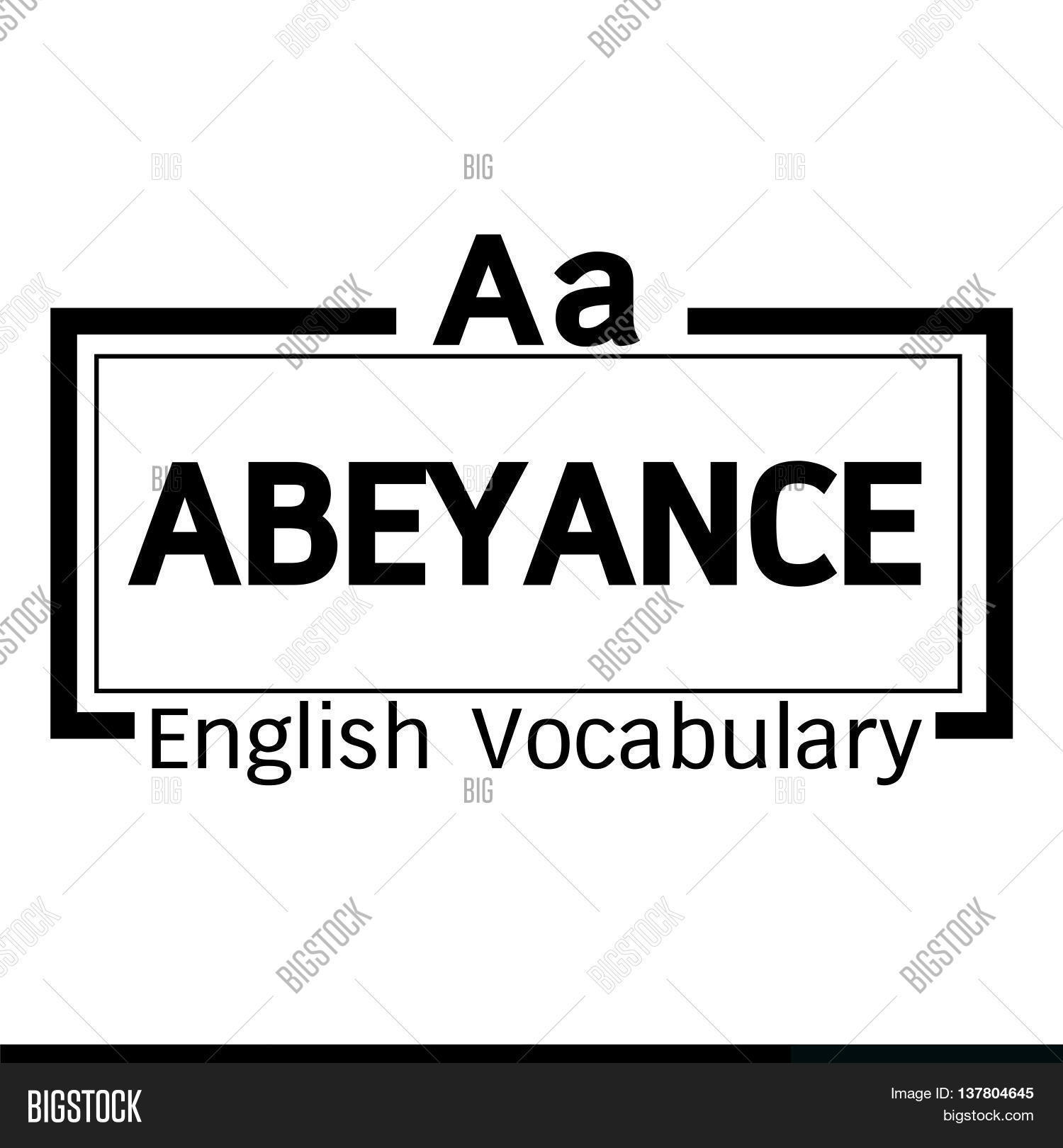 Abeyance Meaning