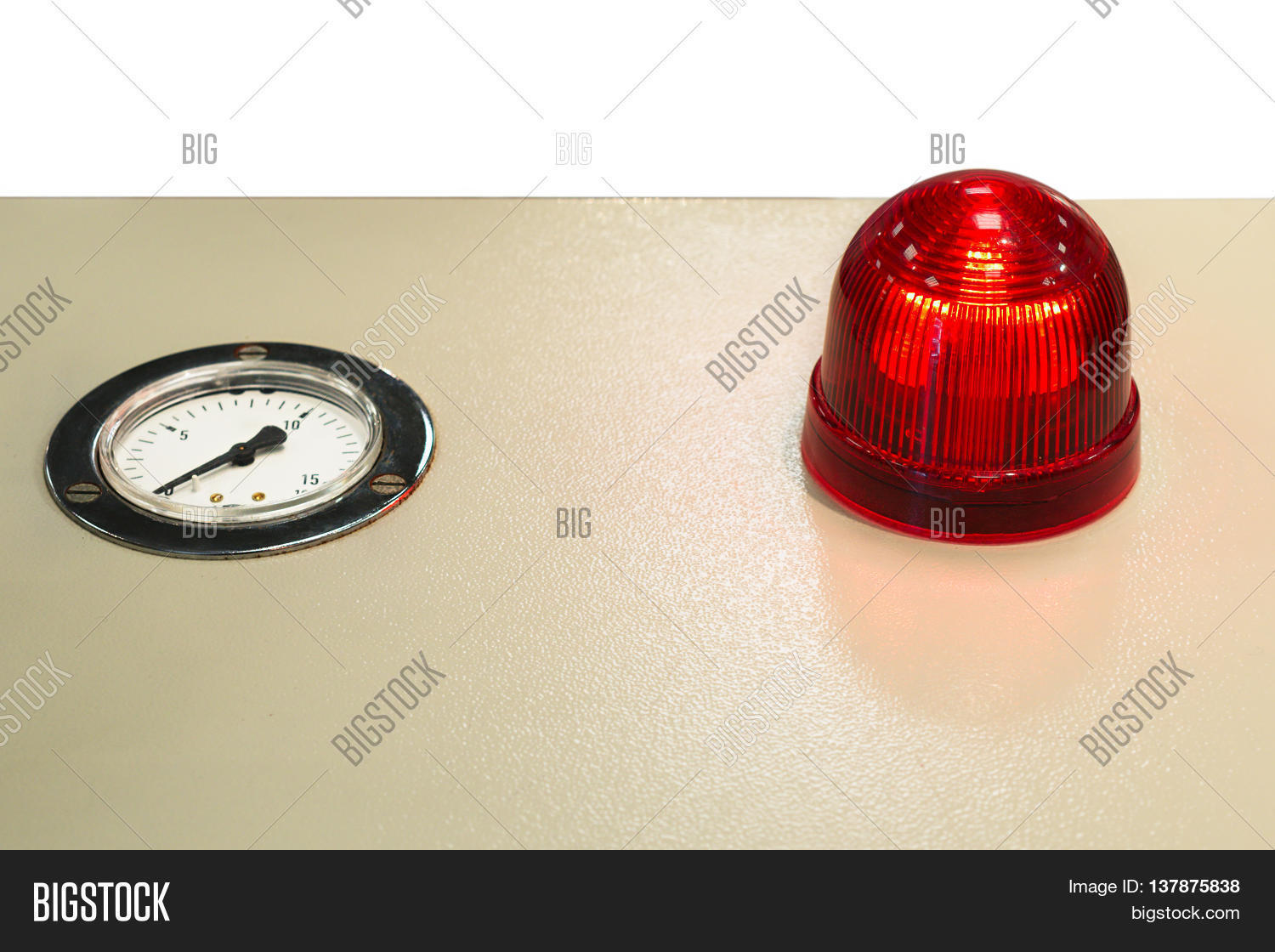 Red Warning Light Image & Photo (Free Trial) | Bigstock