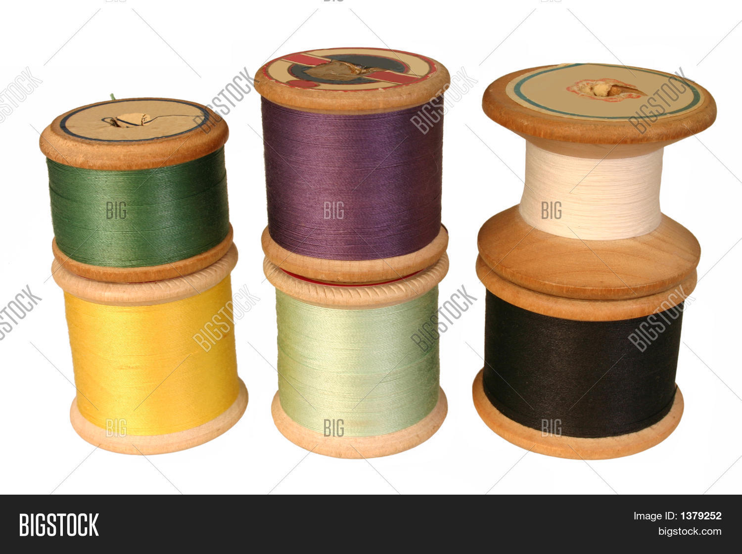 Old Cotton Reels Image & Photo (Free Trial) | Bigstock