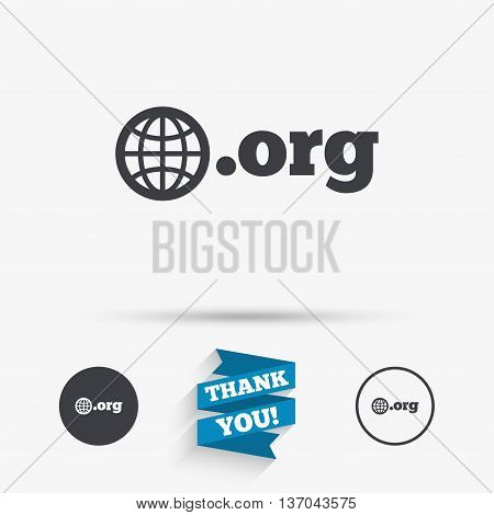 Domain ORG Sign Icon Vector & Photo (Free Trial) | Bigstock