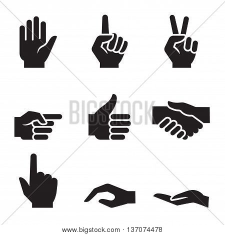 Human Hand Symbol Vector & Photo (Free Trial) | Bigstock