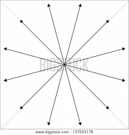 Radial - Radiating Vector & Photo (Free Trial) | Bigstock