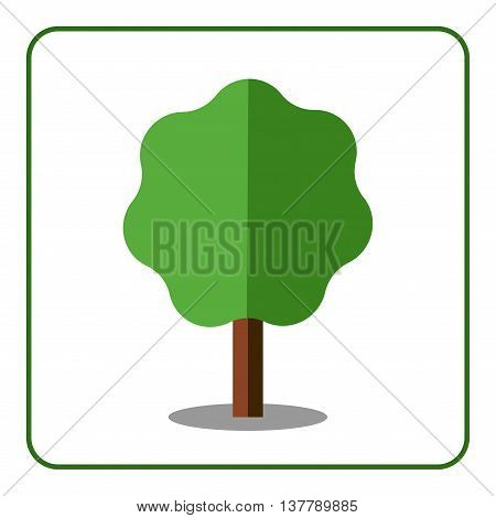 Maple Tree Icon. Flat Vector & Photo (Free Trial) | Bigstock