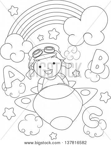 Black White Coloring Vector & Photo (Free Trial) | Bigstock