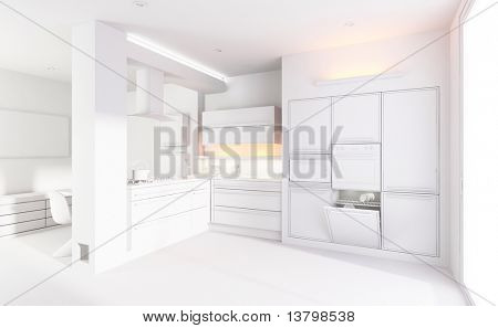 3d Clay Render Modern Image & Photo (Free Trial) | Bigstock