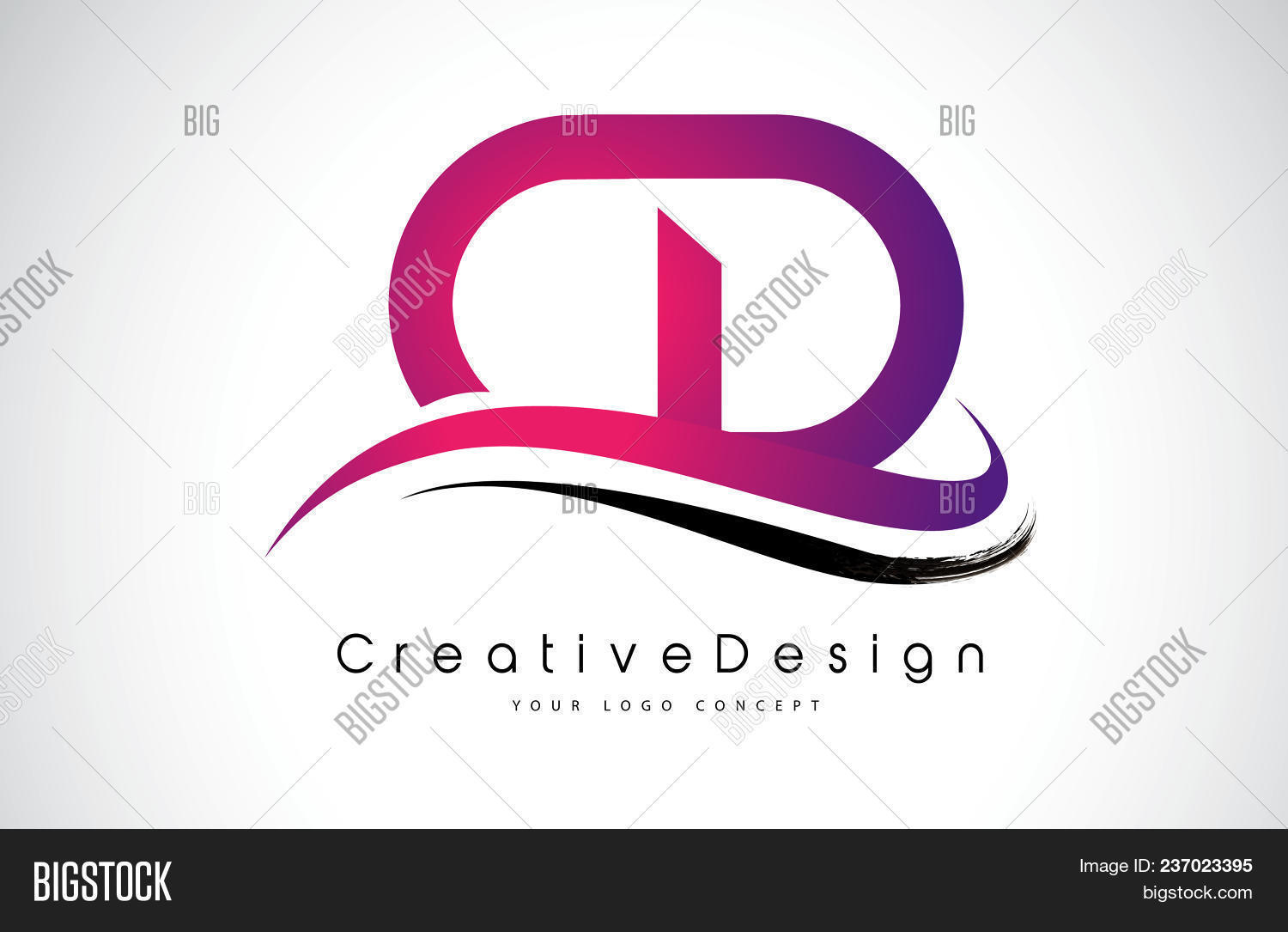 Cd C D Letter Logo Vector & Photo (Free Trial) | Bigstock