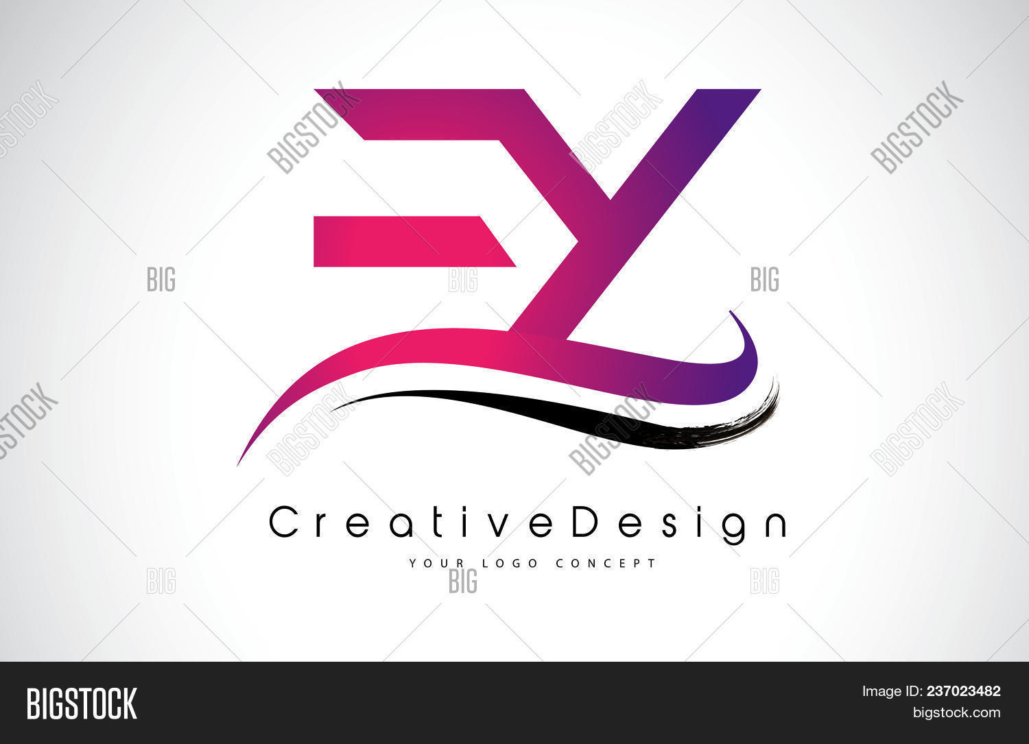 Ey E Y Letter Logo Vector & Photo (Free Trial) | Bigstock