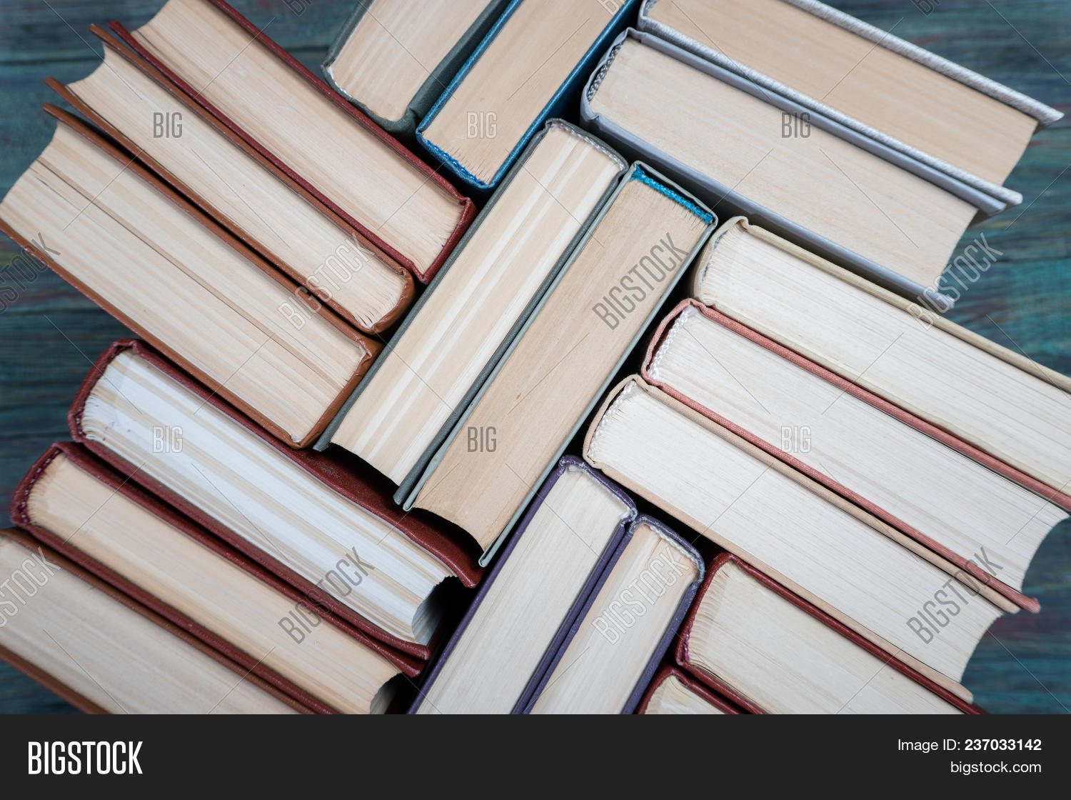 Book Stacking Open Image & Photo (Free Trial) | Bigstock