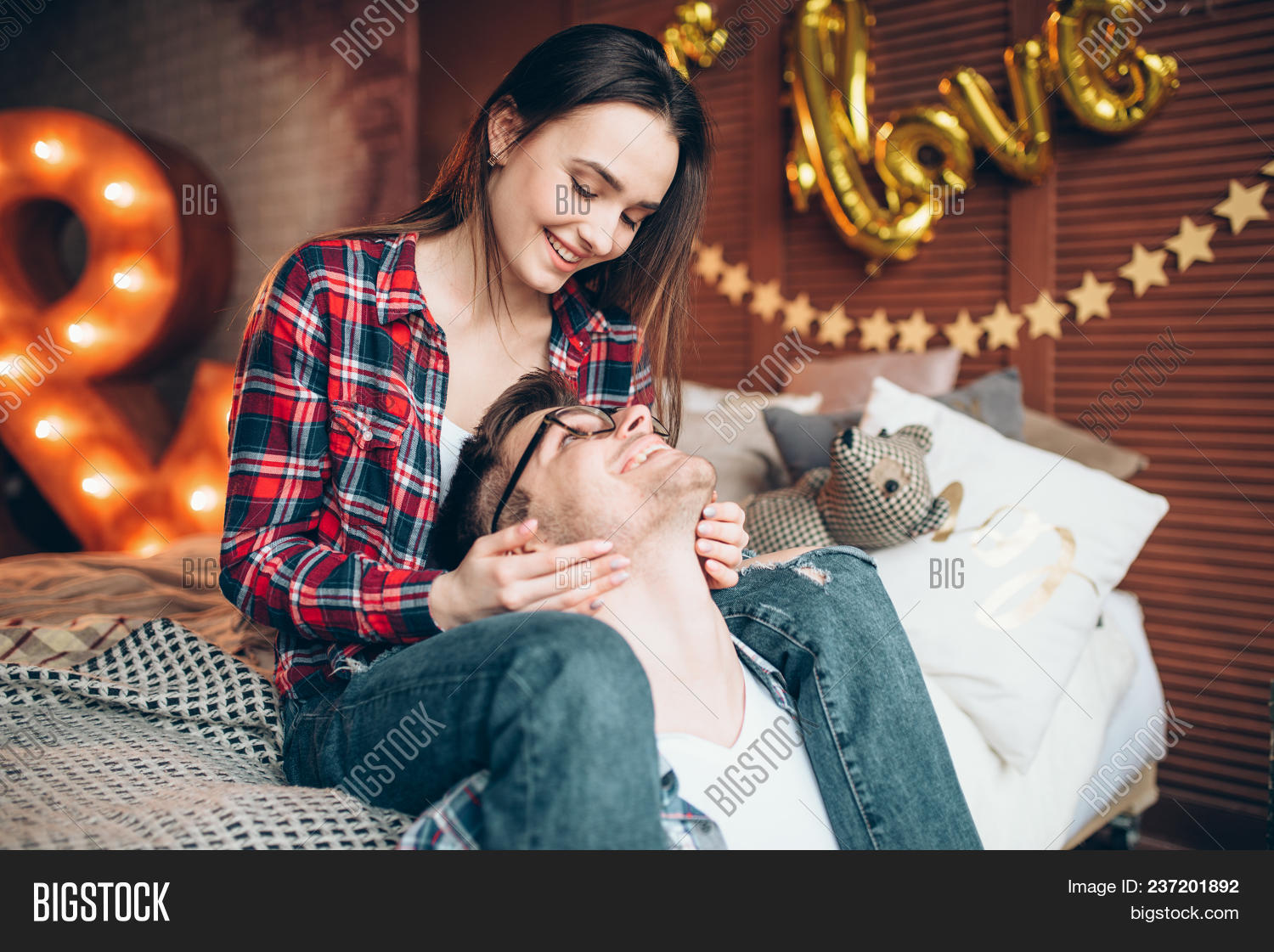 Wife Husband Hugs On Image & Photo (Free Trial) | Bigstock