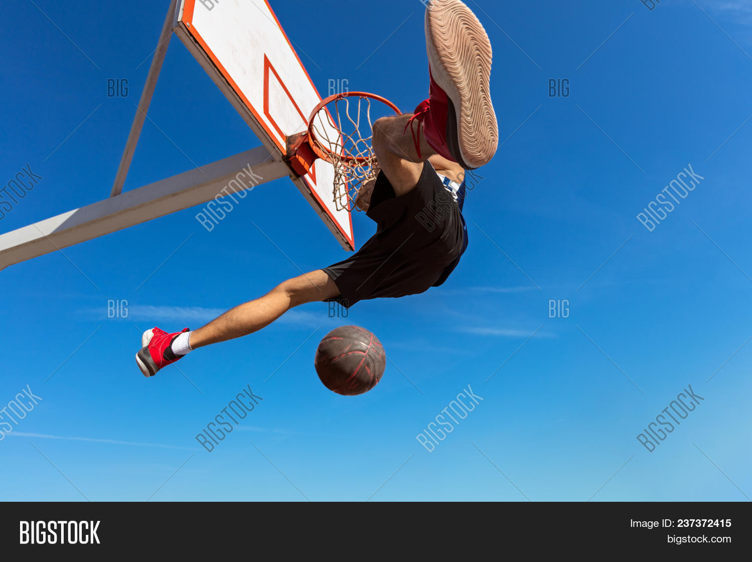 Slam Dunk. Side View Image & Photo (Free Trial) | Bigstock