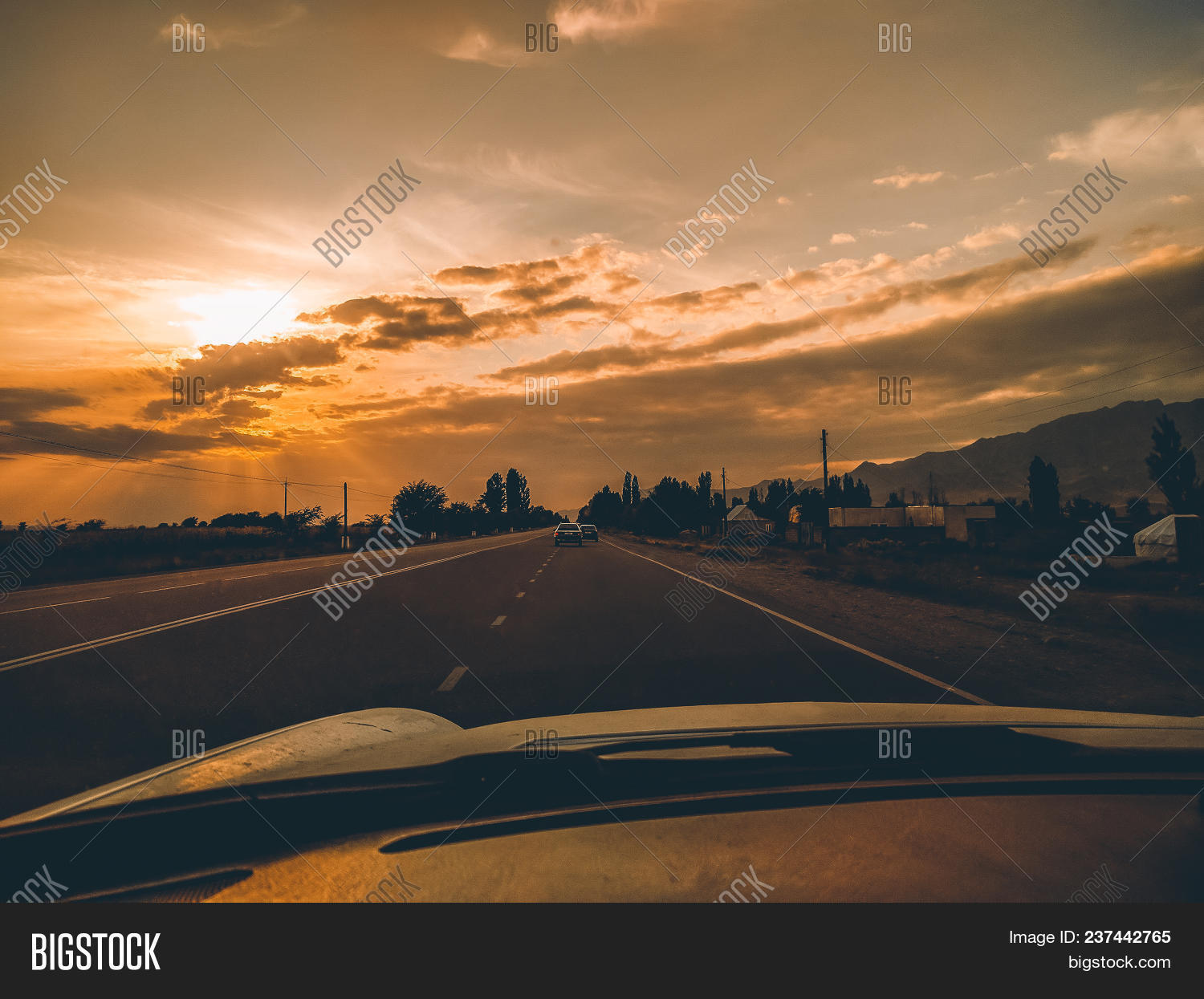 Car Driving On Highway Image & Photo (Free Trial) | Bigstock