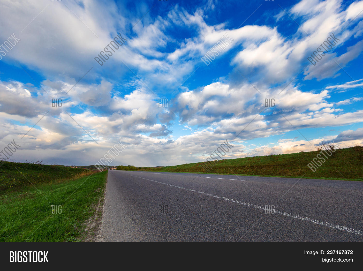 Speed Highway Through Image & Photo (Free Trial) | Bigstock