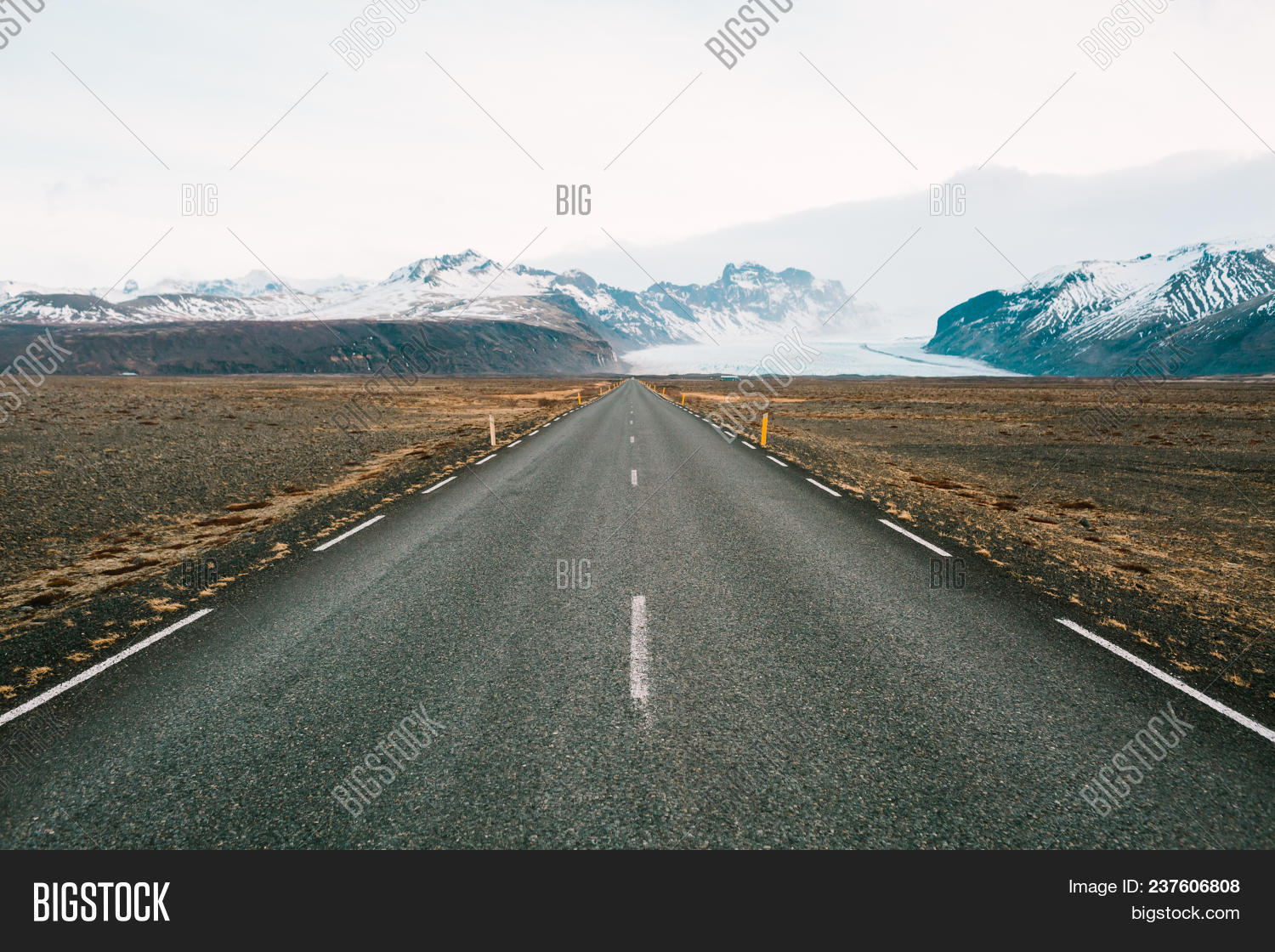 Empty Straight Road Image & Photo (Free Trial) | Bigstock