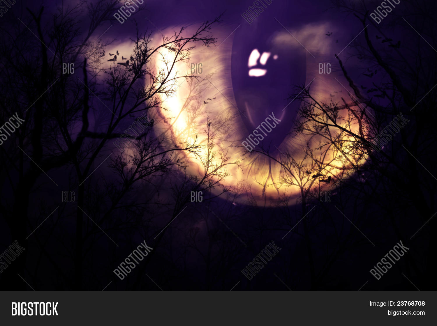 Scary Monster's Eye Image & Photo (Free Trial) | Bigstock