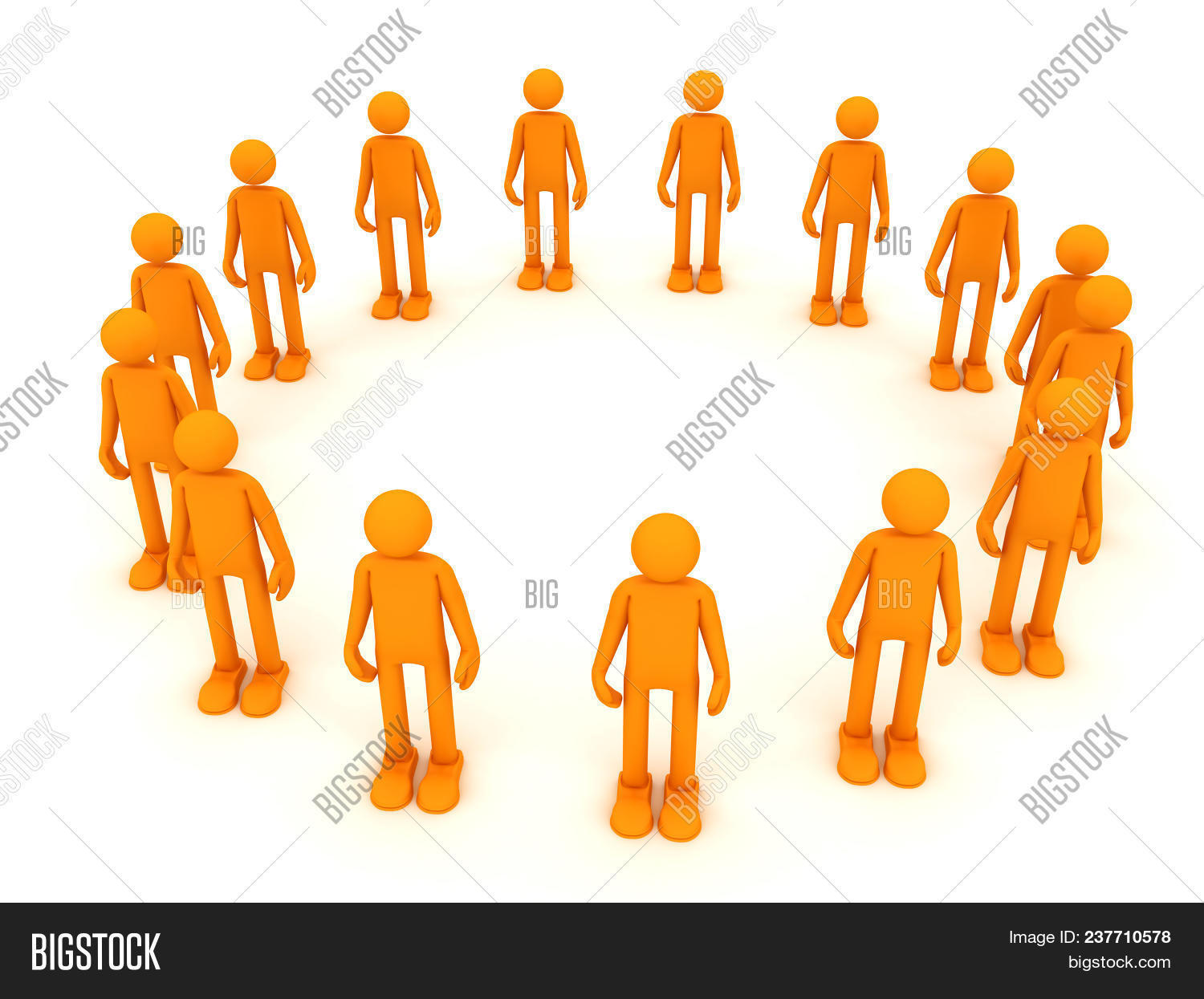 People Circle. 3d Image & Photo (Free Trial) | Bigstock