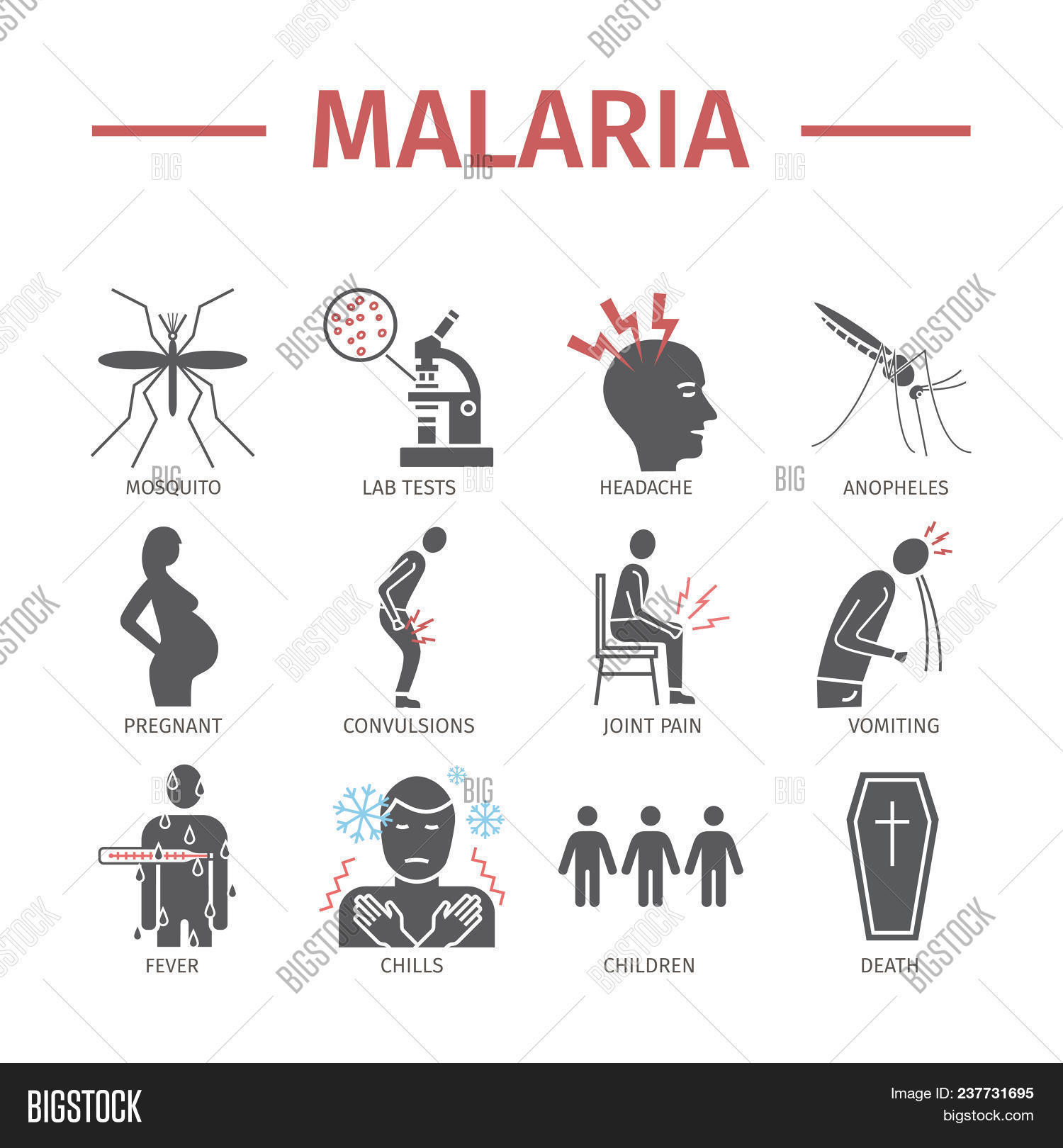 Malaria Icon Image & Photo (Free Trial) | Bigstock