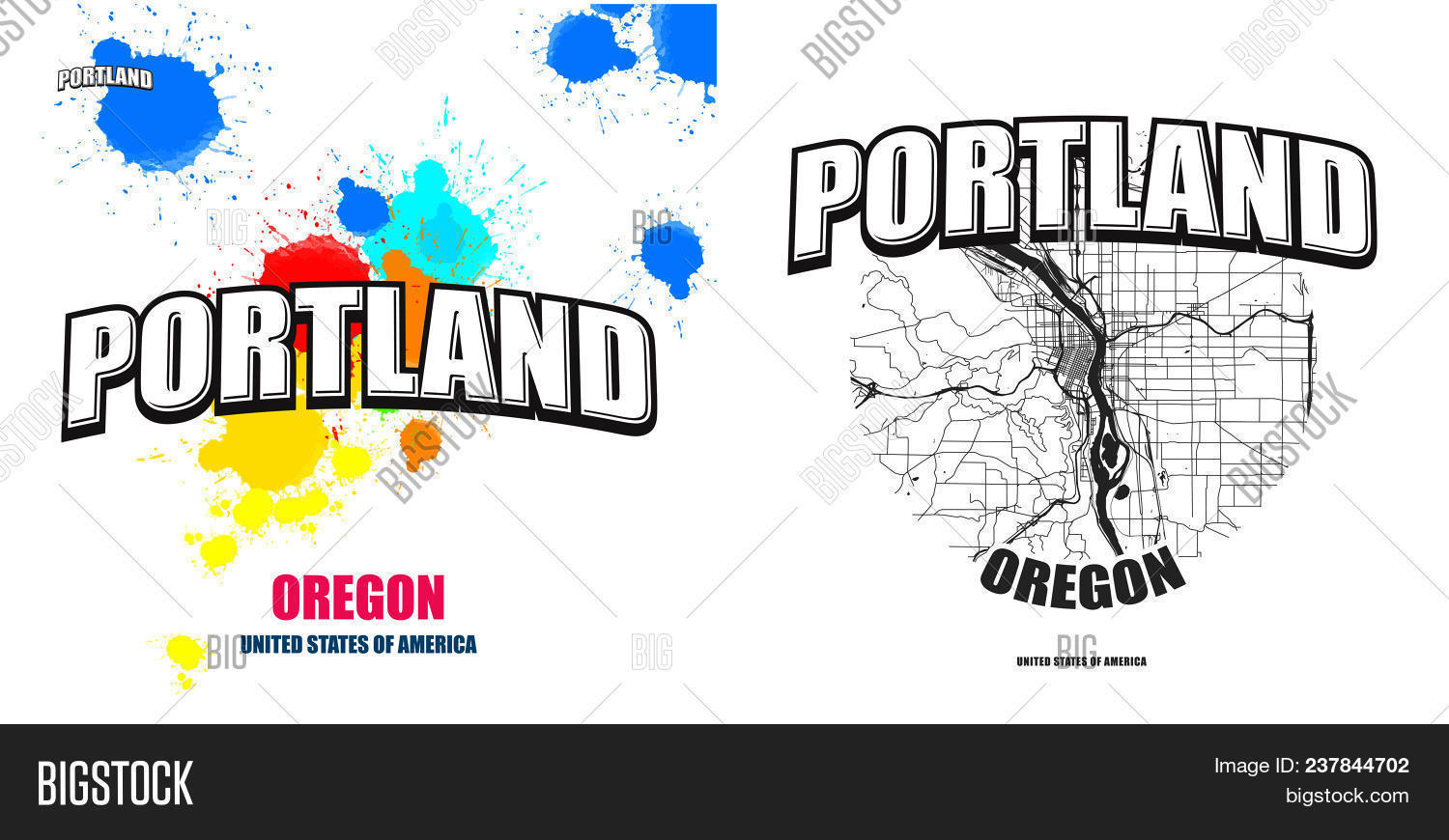 Portland, Oregon, Vector & Photo (Free Trial) | Bigstock