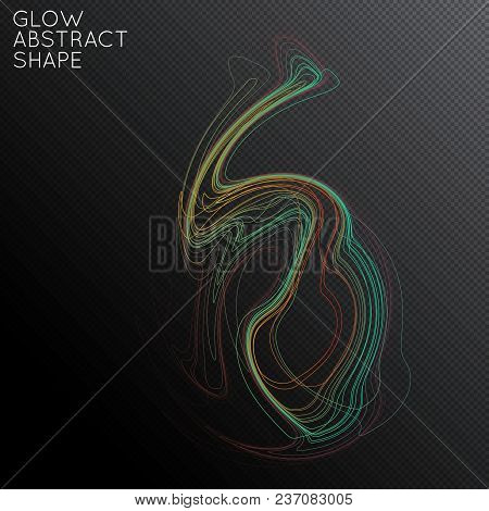 Abstract Tangled Threads Shape - Stock Image - Everypixel