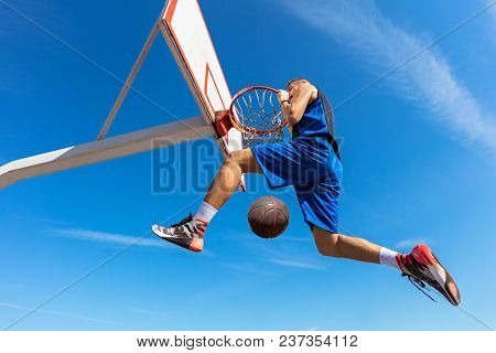 Slam Dunk. Side View Image & Photo (Free Trial) | Bigstock