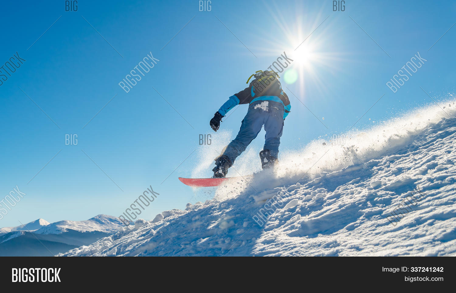 Snowboarder Riding Image & Photo (Free Trial) | Bigstock