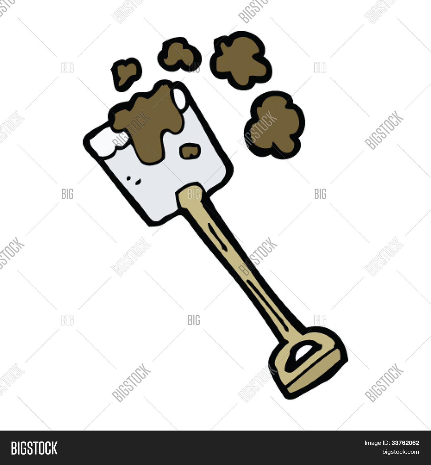 Cartoon Shovel Vector & Photo (Free Trial) | Bigstock