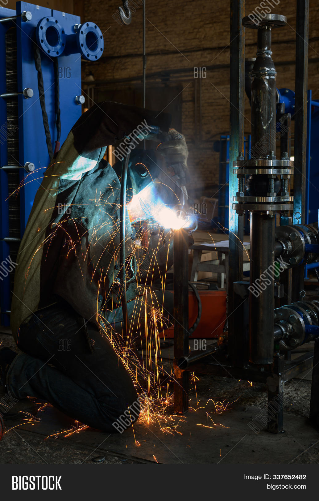 Welding Sparks By Image & Photo (Free Trial) | Bigstock
