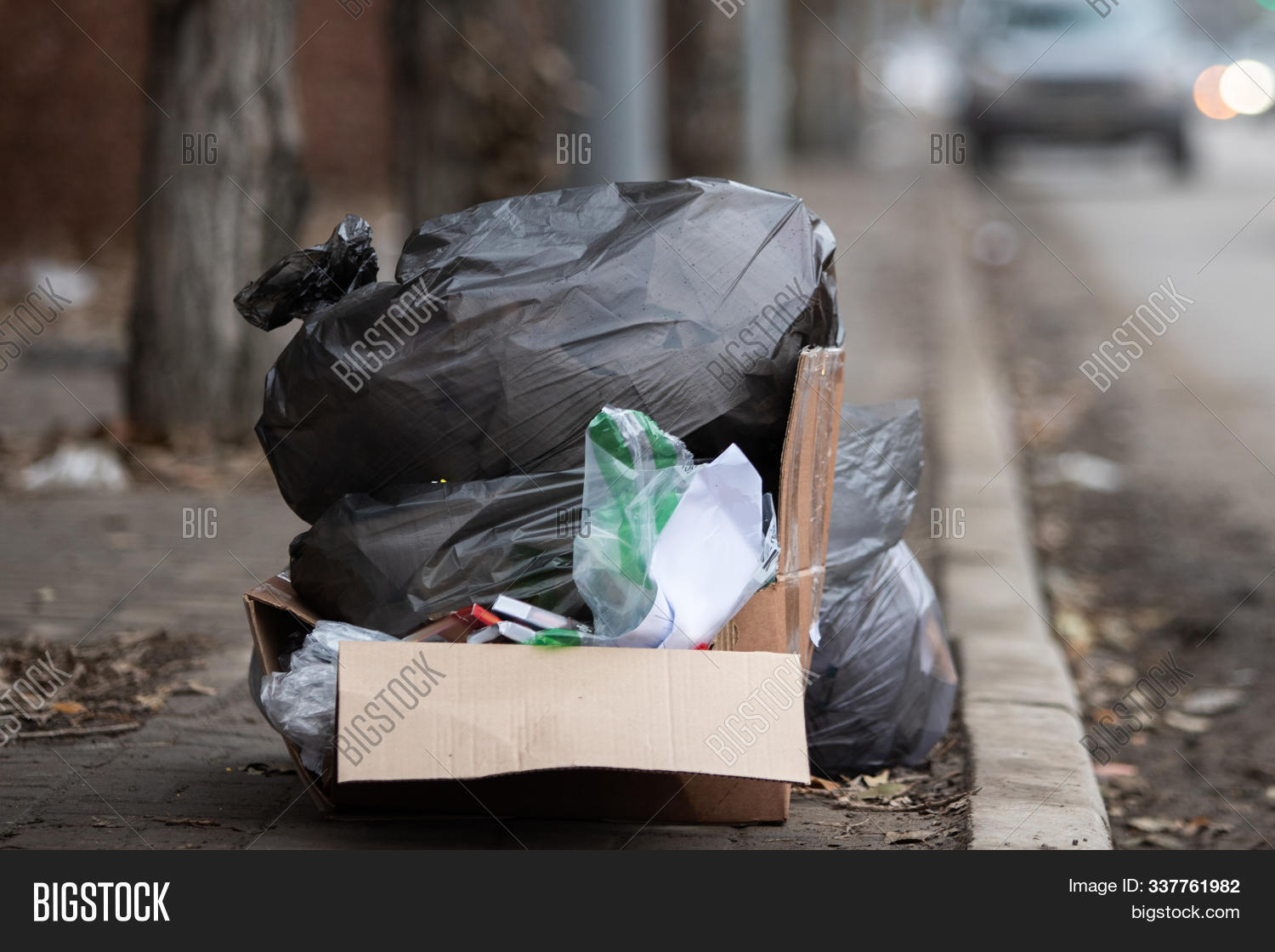 Bags Boxes Garbage On Image & Photo (Free Trial) | Bigstock
