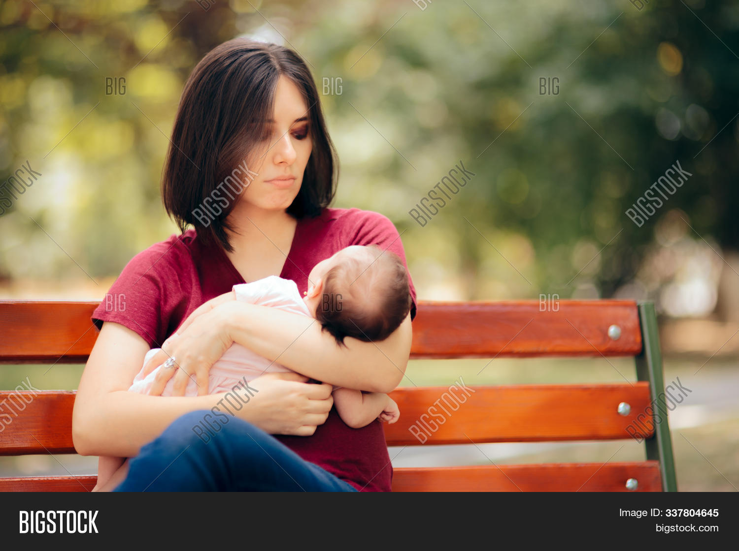 Sad Mother Suffering Image & Photo (Free Trial) | Bigstock