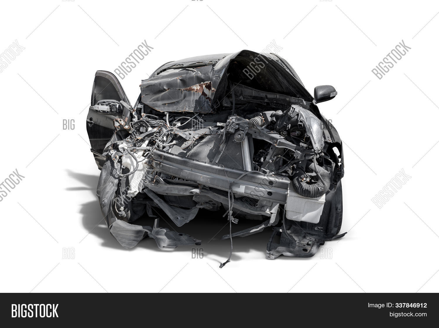 Carcass Crashed Black Image & Photo (Free Trial) | Bigstock